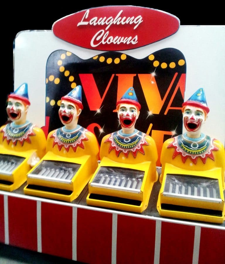 4 Head Laughing Clowns Carnival Games - Action Events | Amusement Hire ...
