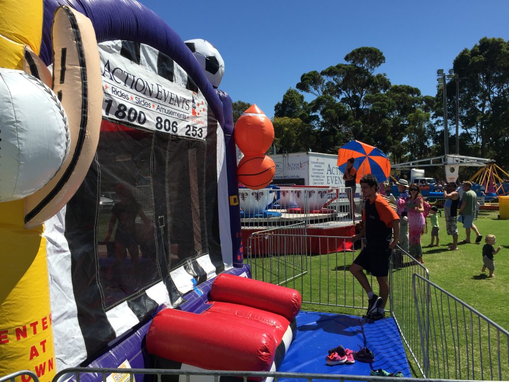 Sports Bouncer Jumping Castle - Action Events | Amusement Hire ...