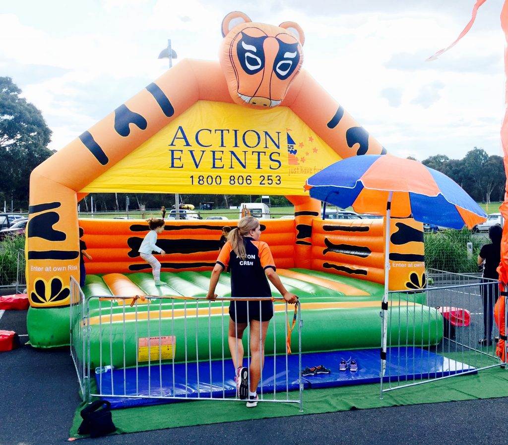 Tiger all ages Jumping Castle - Action Events | Amusement Hire ...