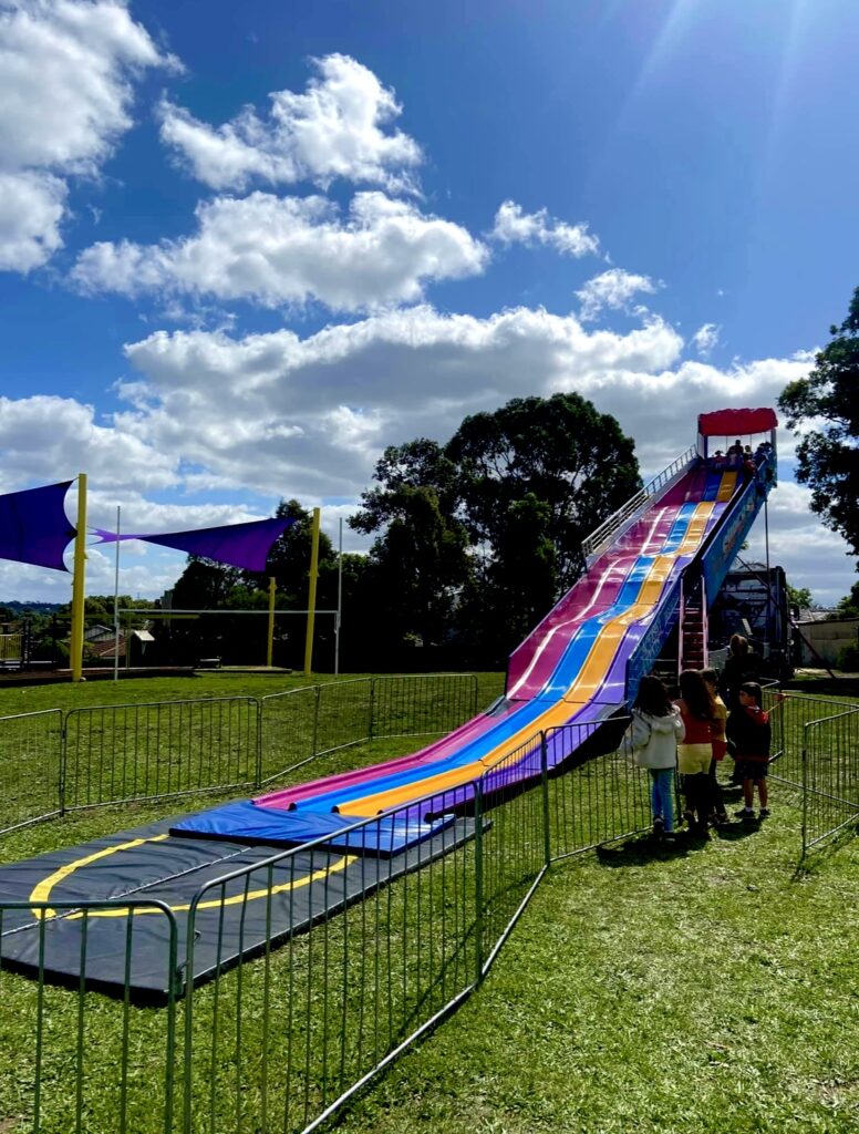 Superslide - Action Events | Amusement Hire Melbourne | Jumping Castle Hire