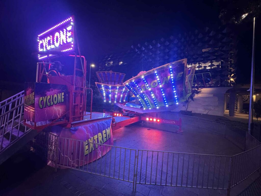 Cyclone - Action Events | Amusement Hire Melbourne | Jumping Castle Hire