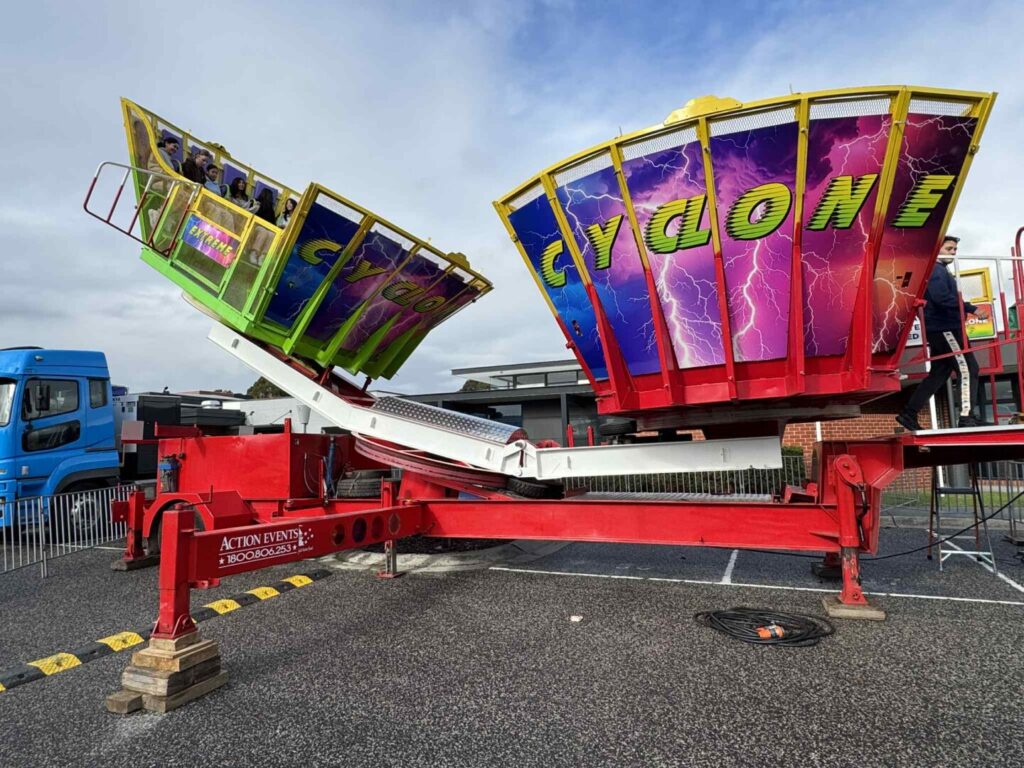 Cyclone - Action Events | Amusement Hire Melbourne | Jumping Castle Hire